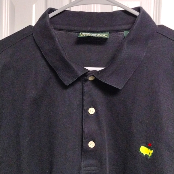 Masters | Shirts | Masters Mens Xxl Black Golf Polo Shirt | Poshmark